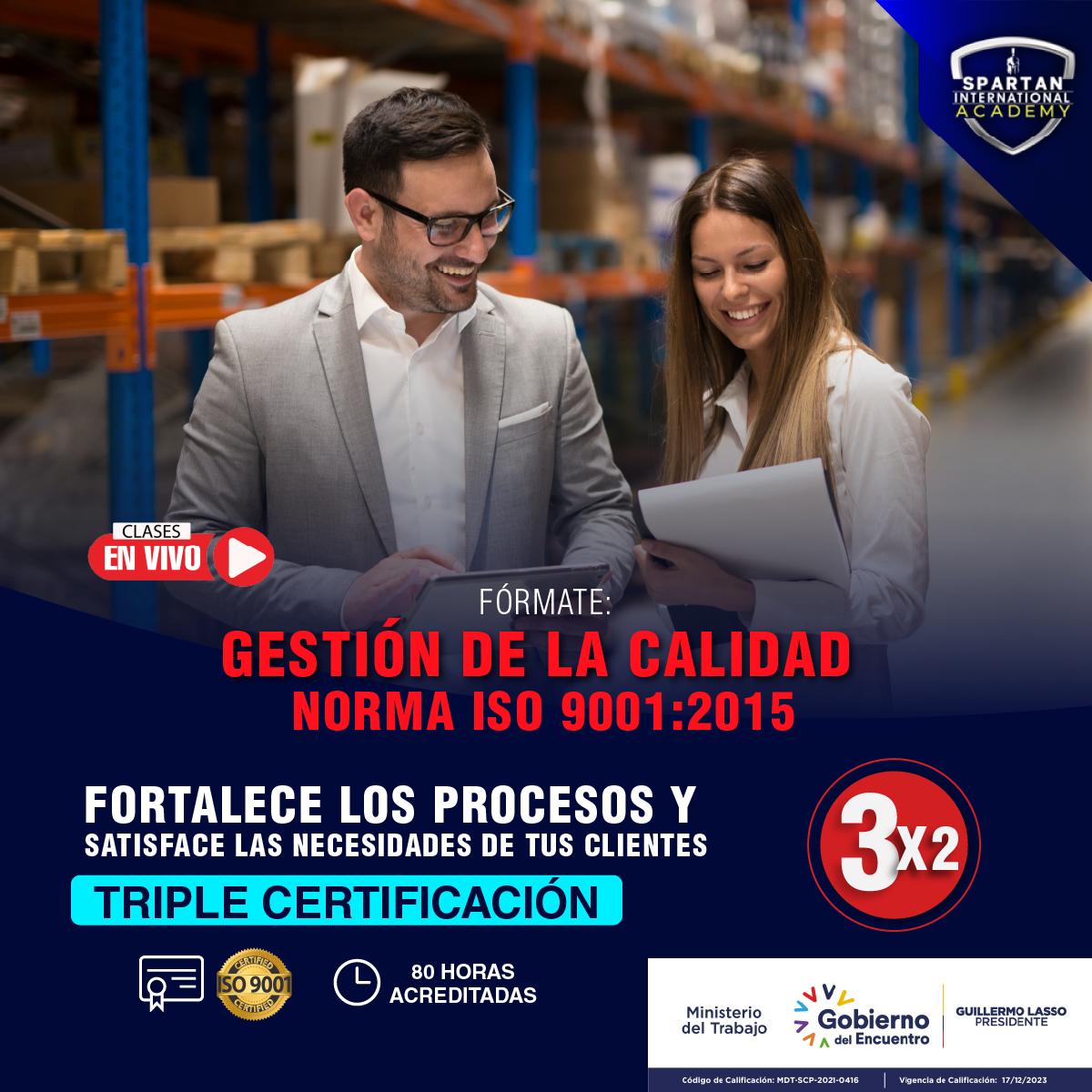 Curso auditoria de la gestion de calidad 9001 – Spartan Academy