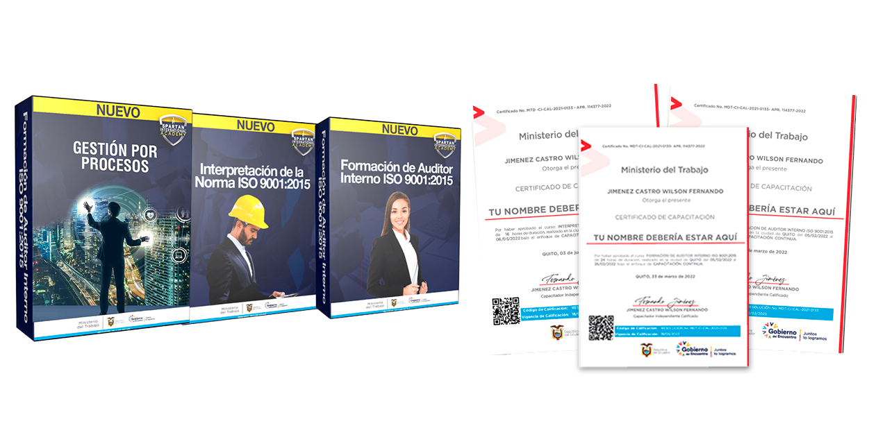 Curso auditoria de la gestion de calidad 9001 – Spartan Academy